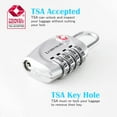 Lumintrail TSA Approved Locks, 4 Digit Combination Luggage Locks TSA ...
