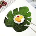 Dream Lifestyle Place Mat, Non-Slip EVA Artificial Tropical Monstera ...