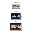 Classic Framed Stock Room Sign (Navy Blue / White) - Small - Walmart.com