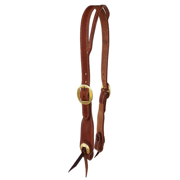Horse Tan Leather Adjustable Split Ear Headstall w/ Tie Ends 78RT06 ...