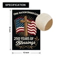 250 Years of Blessings America Garden Flag, USA 250th Anniversary ...