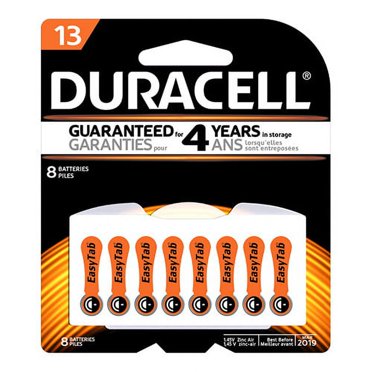 Duracell Size 13 Hearing Aid Batteries, 24 count HSA/FSA Eligible ...