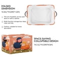 2PCS Square Storage Basket Home Storage Bins Bedroom Storage Basket ...