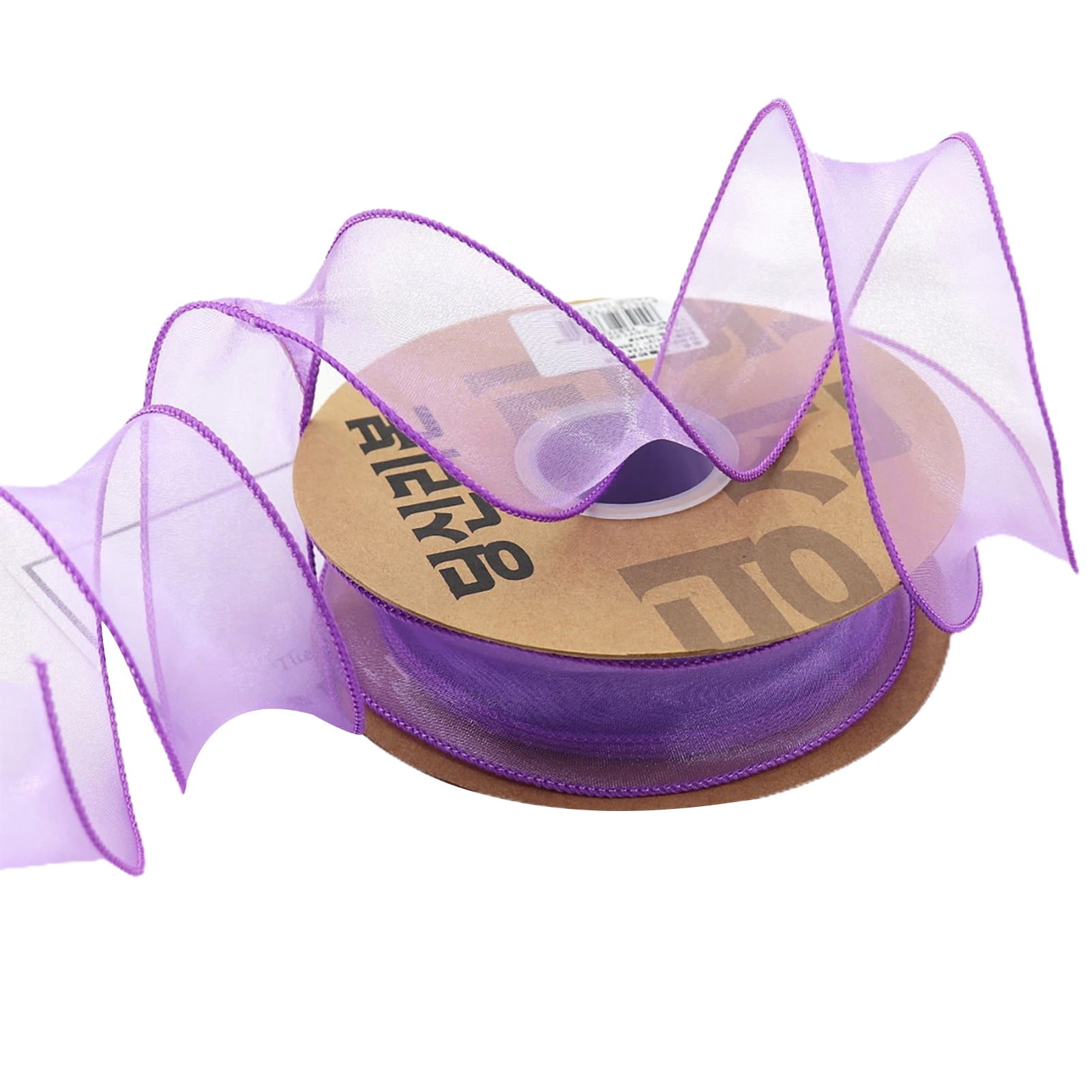 1 Roll Organza Ribbon Wavy Beautiful 2 Yard Multi-functional ...