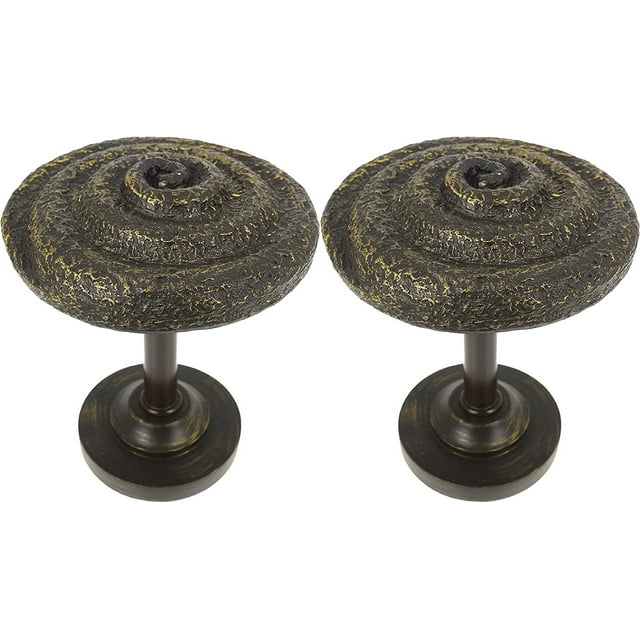 MERIVILLE Set of 2 Swirl Window Drapery Medallion Holdbacks, Curtain ...