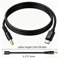 Portable Design Type C to DC5.5mm Power Cable For 65W Fast Charging ...