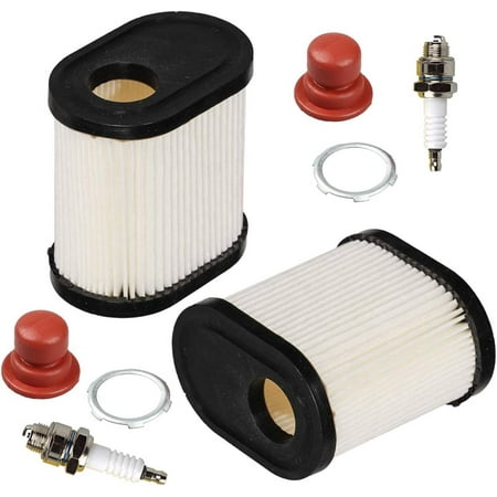 36745 Air Filter Cleaner with Primer Bulb Spark Plug Replacement for ...
