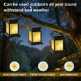 Solar Lanterns Lights Outdoor, 2 Pack Waterproof Star Light, Metal ...