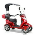 Electric Powered Under Seat Storage Mobility Scooter with Canopy & Rear ...