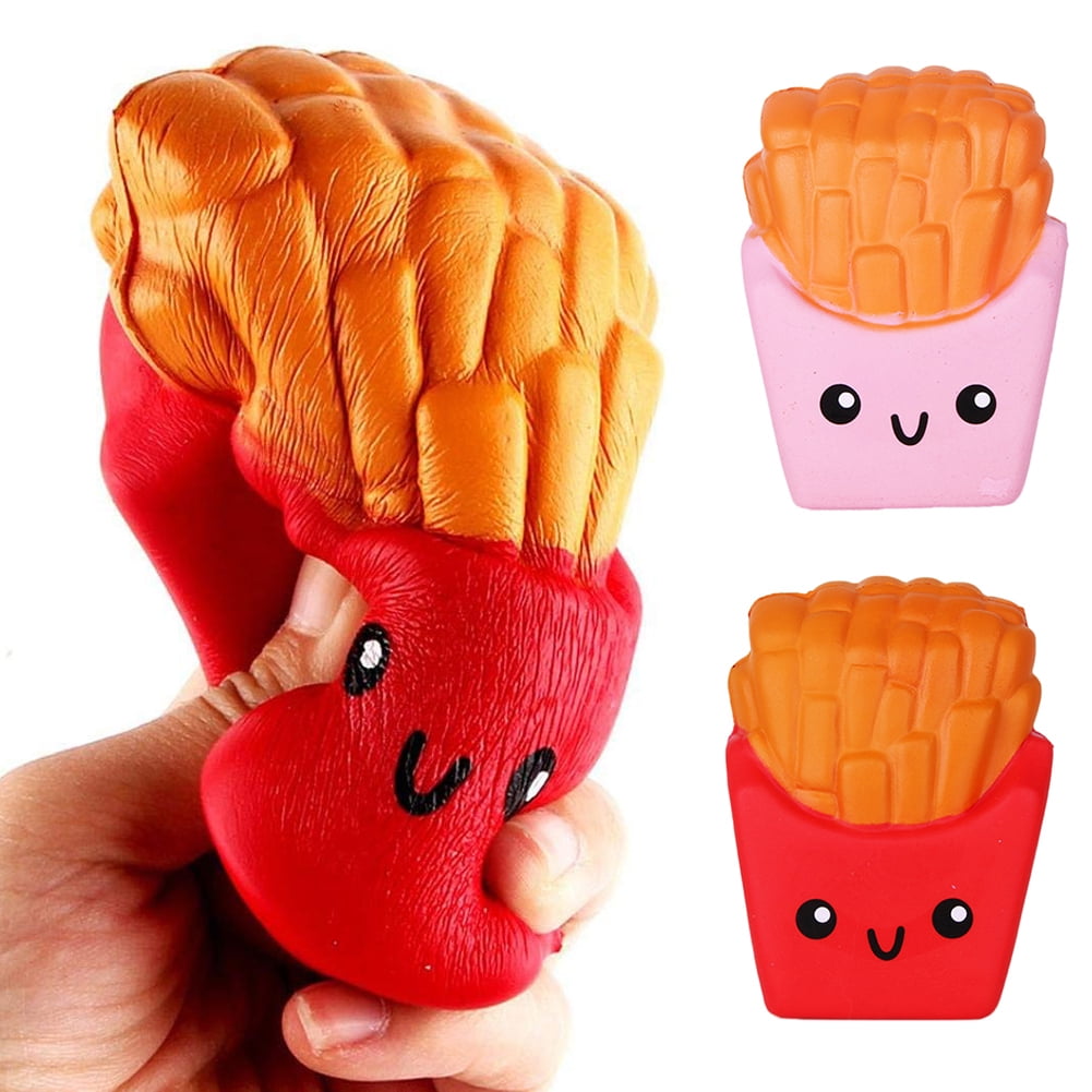 Visland Scented French Fries Squishy Slow Rising Stress Reliever Kids ...