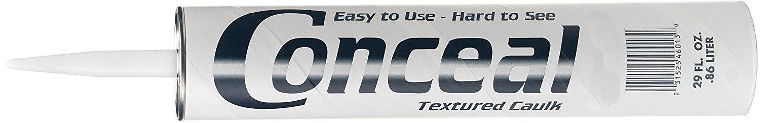 Sashco Conceal Acrylic Latex Textured Caulk, 29 oz Cartridge, Brown ...