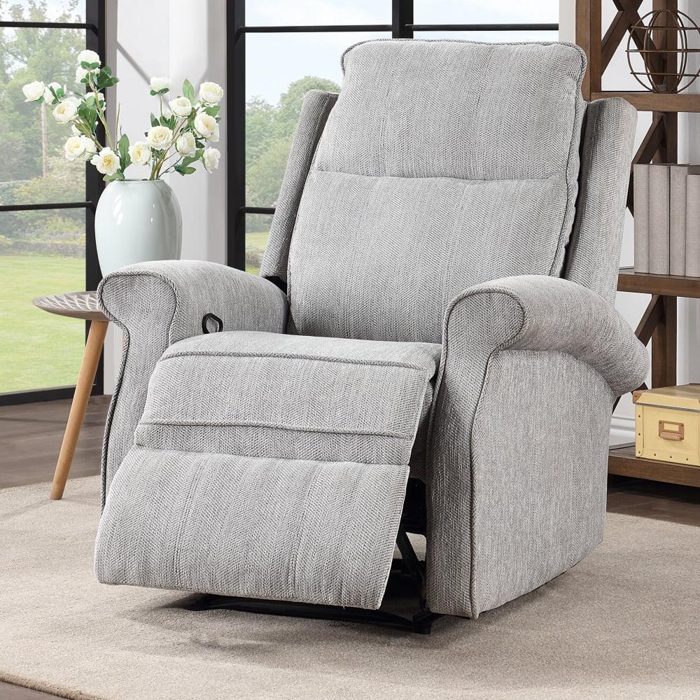 Manual Push Back Reclining Chair with 90-160 Degrees Adjustable ...