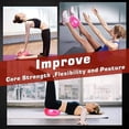 Mini Pilates Exercise Yoga Ball, 6 Inch Small Inflatable Exercise Yoga ...