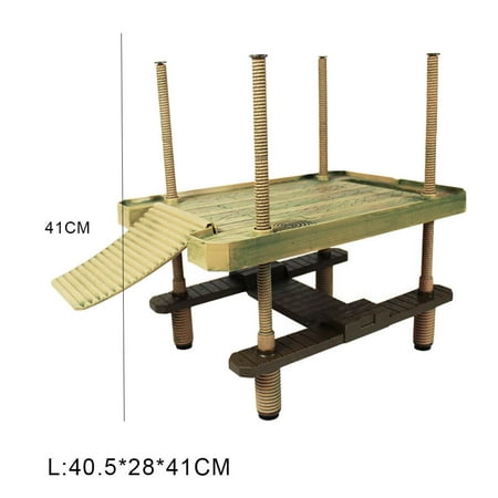 Multi Functional Reptile Drying Back Platform Climbing Perch Functional ...