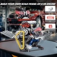 Remocguys V8 Engine Building Sets 8-Cylinder Visible Compatible with ...
