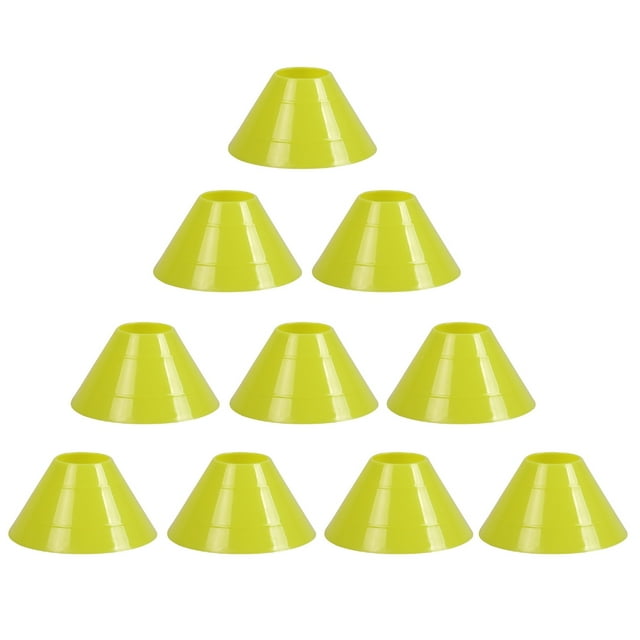 QUSENLON 10 Pcs/Set Soccer Disc Cones Practical Mark Disk Soccer Cones ...