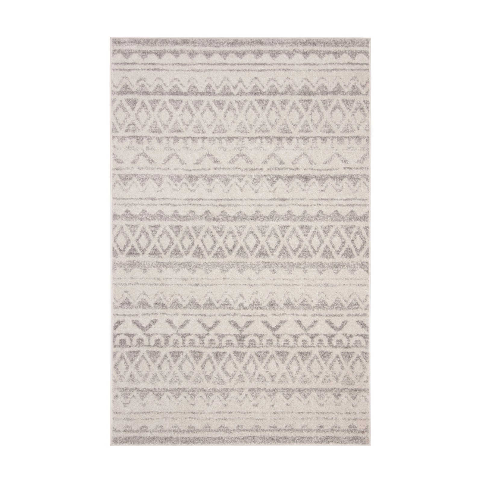 SAFAVIEH Adirondack Emil Southwestern Runner Rug, Ivory/Grey, 2'6" x 8 ...