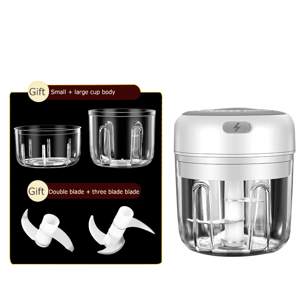 Mini Garlic Chopper, Electric Garlic Blender Portable Food Chopper ...