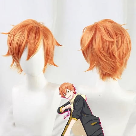 Shinonome Akito Cosplay Short Orange Wig Project SEKAI COLORFUL STAGE ...