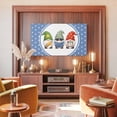 Blue Polka Dots Gnomes TV Cover for 50 Inch Screen, Stretch Fabric ...