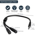 StarTech Headset Adapter for Headsets w/ Separate Headphone/Microphone ...