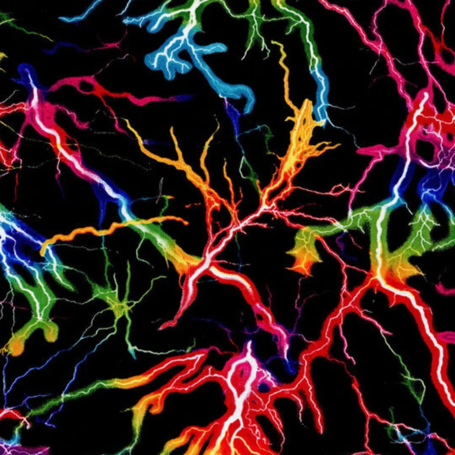 Colorful Thunder Cotton Fabric - Walmart.com