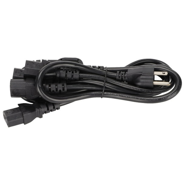 Way Power Splitter,1 to 4 Outlet Cable Strip Outlet Power Cord Rugged ...