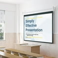 RENACLIPY Renaclyp Easy-Install L Bracket Projector Screen Wall Mount ...