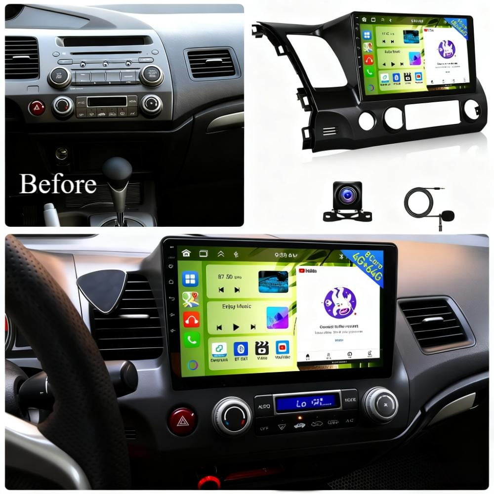 Click here for Molaner 4+64g Android 13 Car Stereo Radio For Hond... prices
