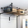 Fleximounts Heavy Duty Manual Lift Adjustable Ceiling Storage Rack ...