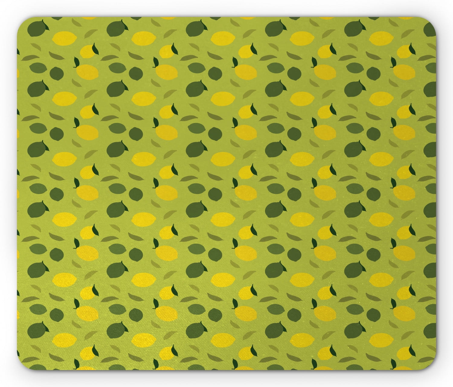 Lemons Mouse Pad, Simplistic Vibrant Colors Vitamin C Colorful Graphic ...