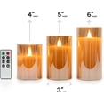 WYZworks LED Metallic Mirrored Tinted Gold Glass Flickering Dimmable ...
