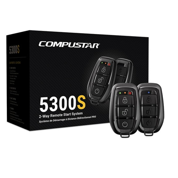 Compustar CS2WQ900-AS Auto Vehicle Remote Start & Alarm, 2-Way LCD ...