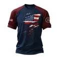 Big & Tall Men's Patriotic T-Shirts Sain Patrick's Graphic Irish Prin ...