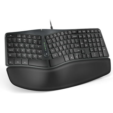 Tomshoo Ergonomic Keyboard Left Hand Keyboard Left Handed Keyboard ...