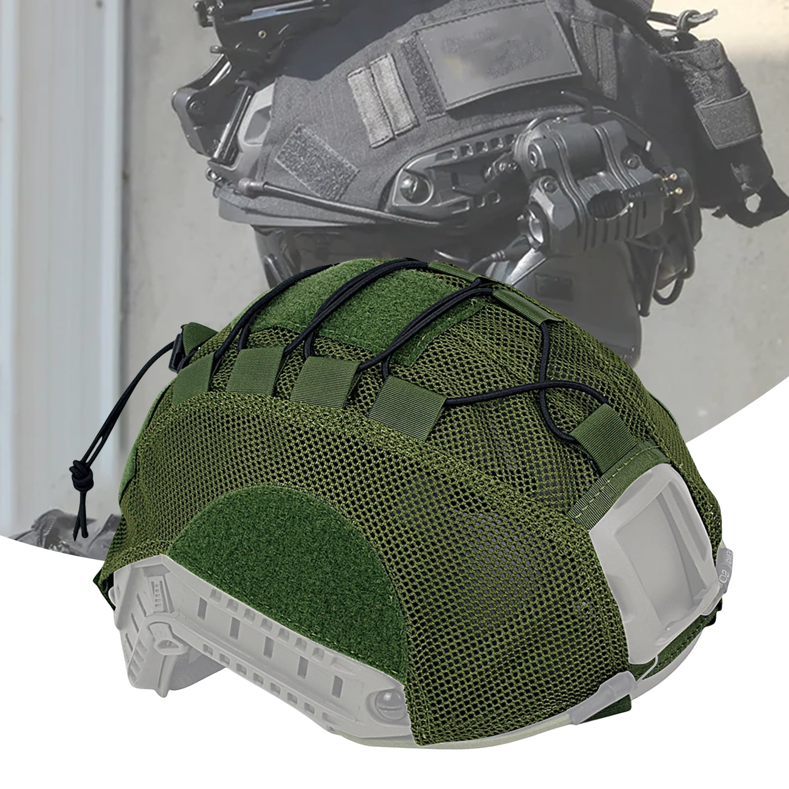 AURORA TRADE Breathable Helmet Cover Mesh Design Size M Unisex Helmet ...