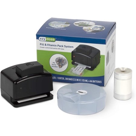 Weekly (7-Day) Pill Organizer, Vitamin and Medicine System, Includes ...