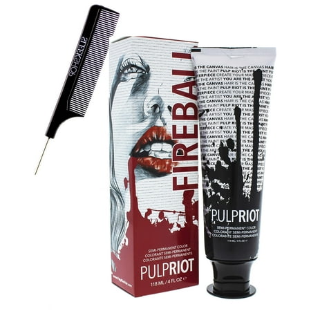 Fireball - Red - 4oz , PulpRiot Pulp Riot SEMI-PERMANENT Direct Dye ...