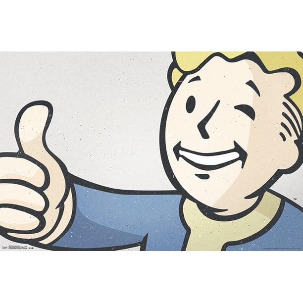 Fallout - Thumbs Up Poster and Poster Clip Bundle - Walmart.com