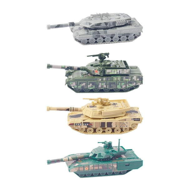 Runquan 4 Pieces 1:100 Scale DIY Tank Model 99A1 2A6 Collectables for ...