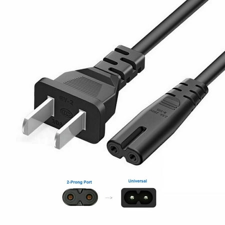 OEM (Slim/Super Slim) AC Power Cord Cable for Playstation PS2 PS3 PS4 ...