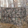 2-Panel Pop Up See-Through Hunting Blind Portable Camouflage Ground ...