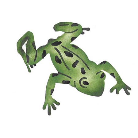 Outstretched Frog Wall Stencil SKU #2628 by Designer Stencils - Walmart.com