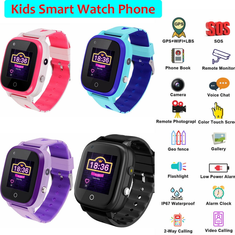 Shanna Kids Smart Watch 4G GPS Wifi Waterproof Phone Wrist Watch Video ...