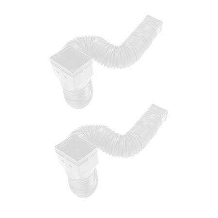 Downspout Extension Adapter, Corrosion Resistance Easy Fixed Gutter ...