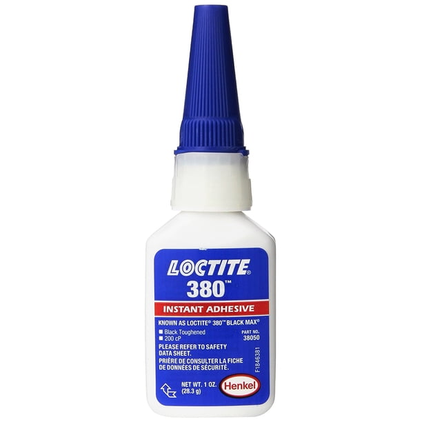 Loctite 135423 380 Toughened Max Instant Adhesive, 1 oz, Black - Walmart.ca