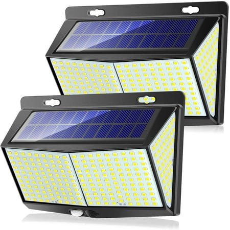 Solar Lights Outdoor 288 LEDs, Solar Motion Sensor Light Waterproof ...