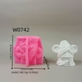 3D Bathrobe Mouse Figurine Silicone Molds for Candle Soap Chocolate ...