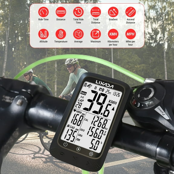 Cycplus M2 Bicycle Computer Wireless Ant+ Gps Bluetooth Waterproof ...
