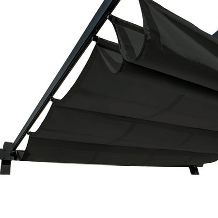 ALEKO PERGFAB13X10BLK Pergola Canopy Fabric Replacement -13 x 10 Ft ...